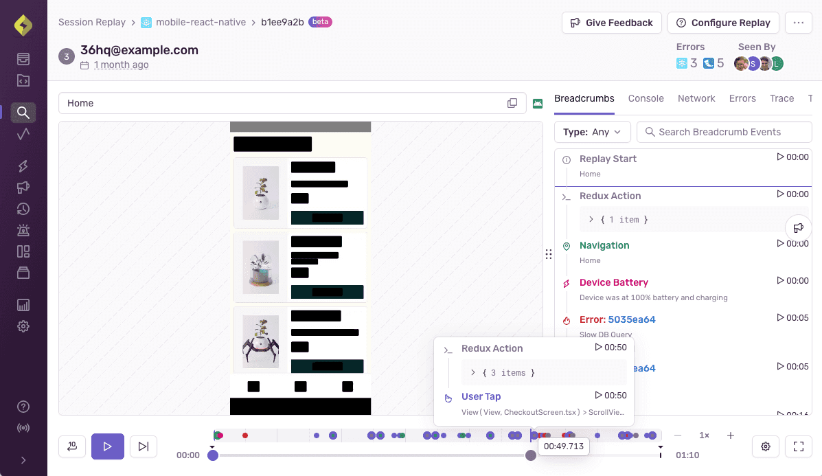 React Native Crash Reporting and Performance Monitoring | Sentry React Native Crash Reporting and Performance Monitoring | Sentry